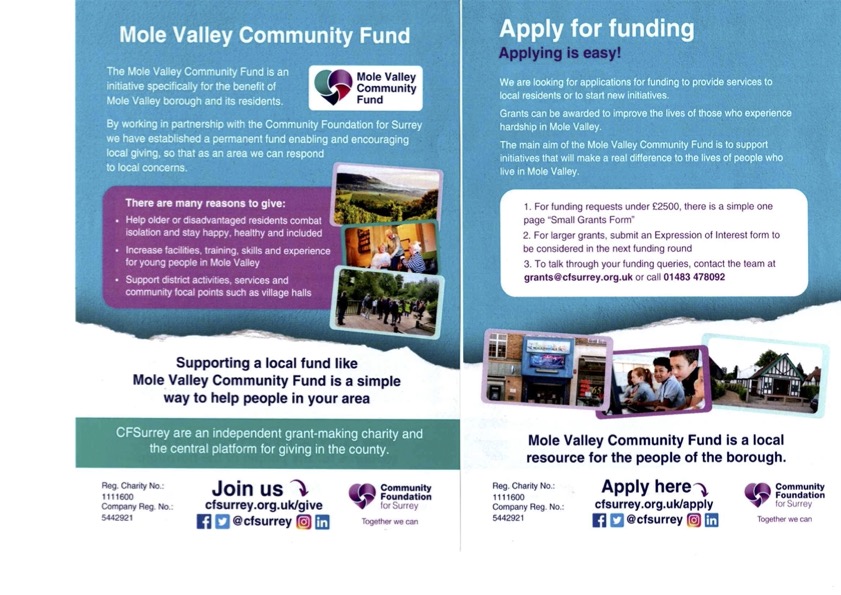 Mole Valley Community Fund - Newdigate Parish Council